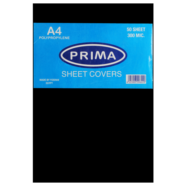 Prima A4 Black Binding Covers - Pack of 50, 300 Micron | Bernasos ...
