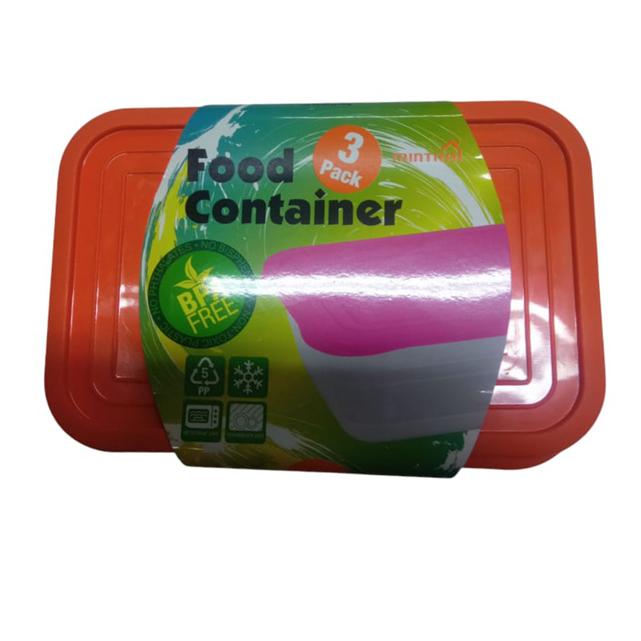 Eco-Friendly 3-Piece Food Storage Set 2.3L - Model 5506 | Bernasos ...