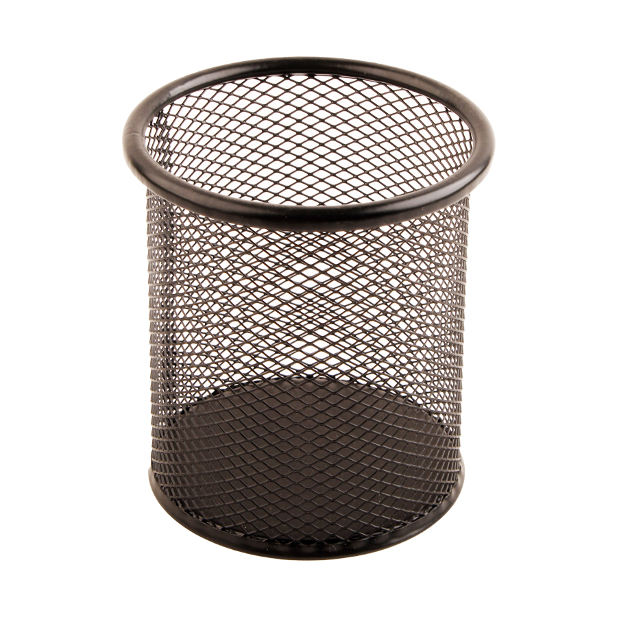 Round Black Mesh Pen Holder H802 - Space-Saving Design | Bernasos ...
